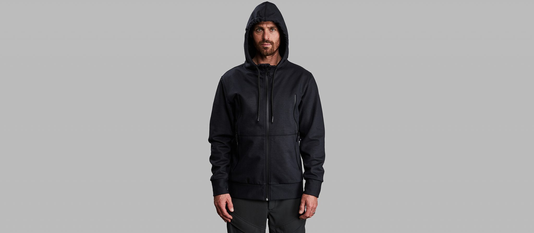 Vollebak 100 Year Hoodie Black – Wool // Black