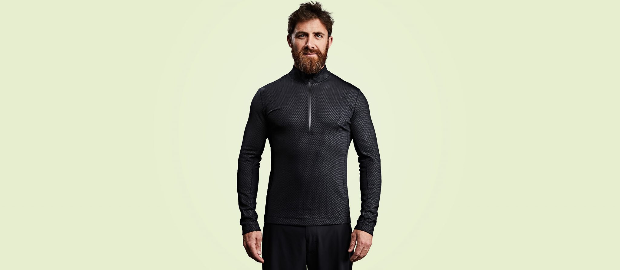Vollebak Condition Black Ceramic Midlayer – Wool // Black