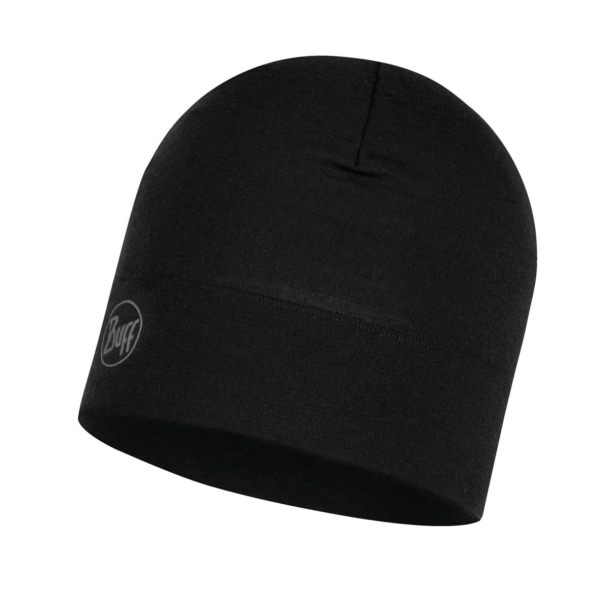 Buff Midweight Merino Wool Hat Black – Wool // Black